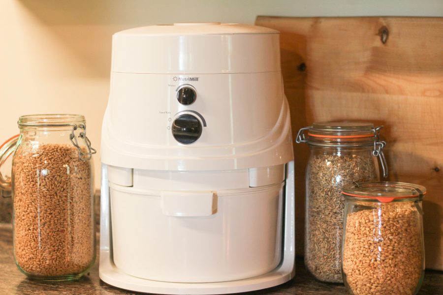 How to Use a Grain Mill - Rosehips & Honey