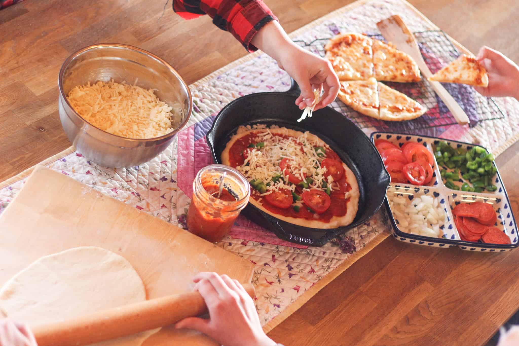 Sourdough Pizza Dough Recipe with No Yeast - Rosehips & Honey