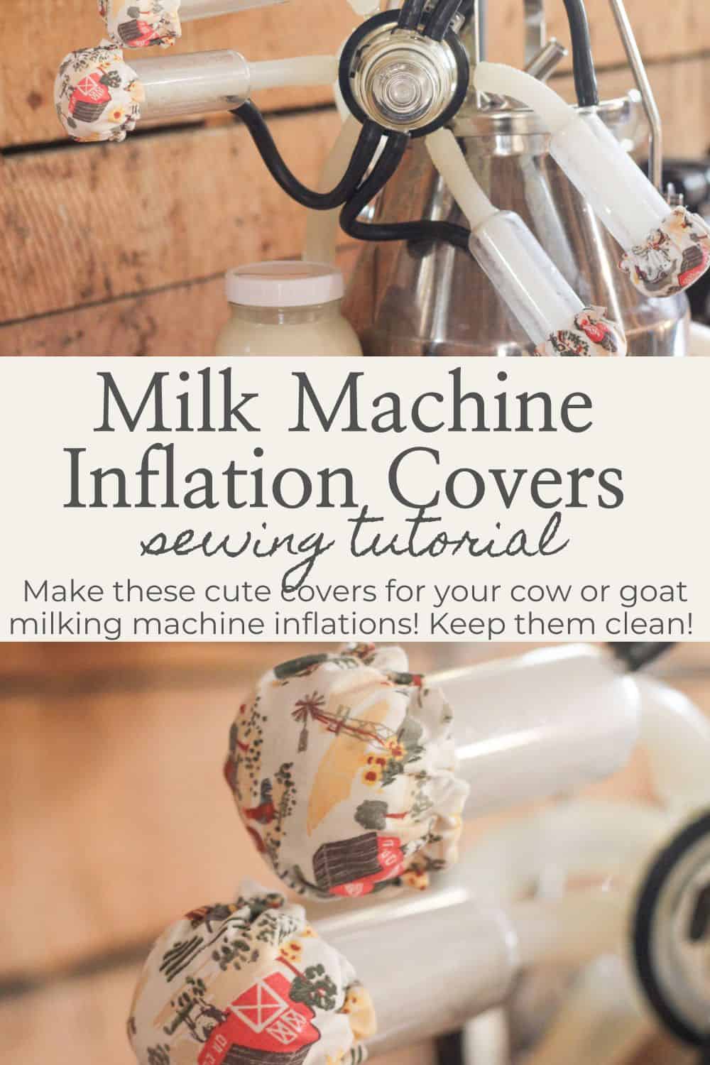 Milk Machine Inflation Covers - Rosehips & Honey
